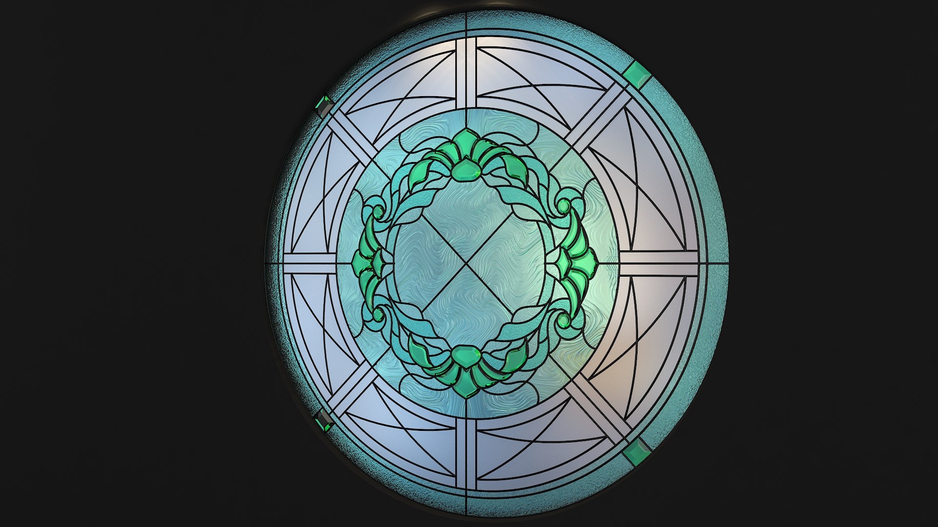 Stained-glass Window Model - TurboSquid 1752450