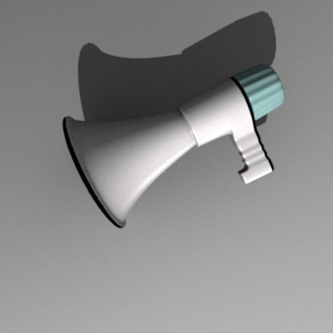 3d Bullhorn Horn