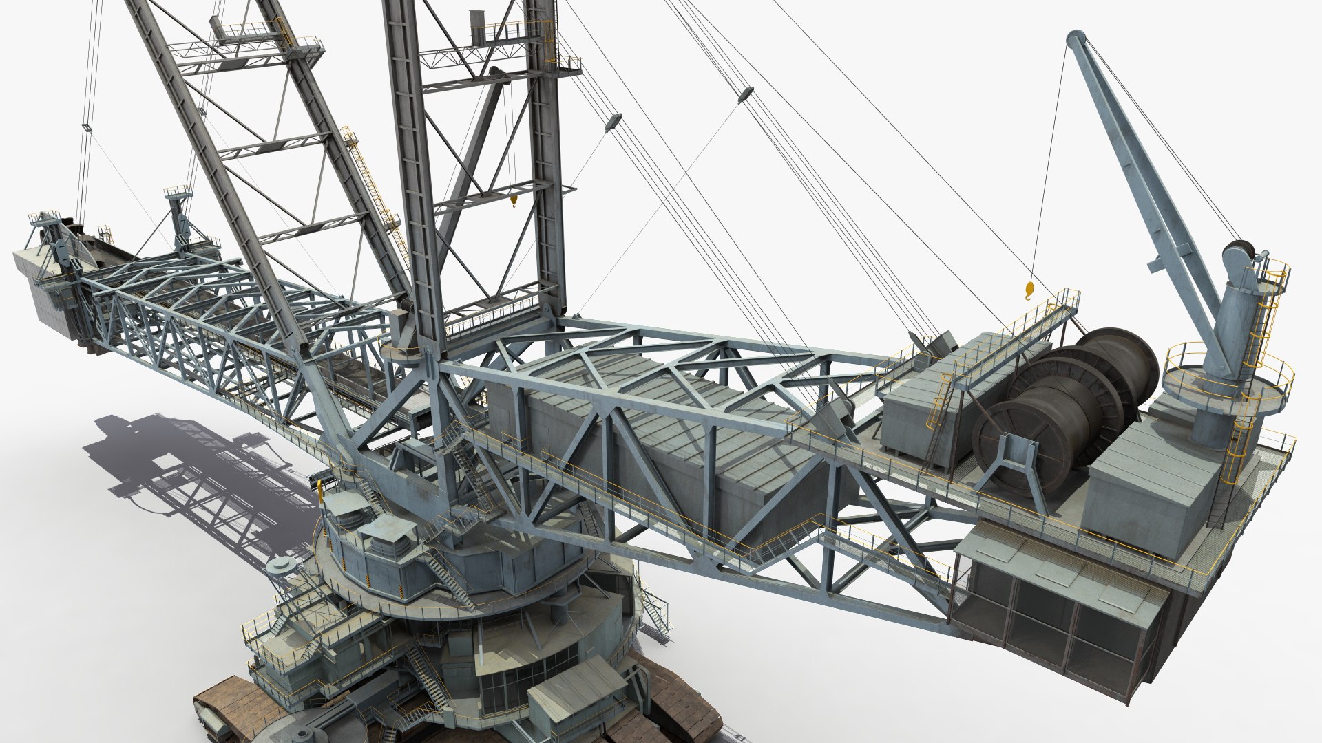 Bagger 293 Bucket Wheel Excavator 3D model - TurboSquid 1780510