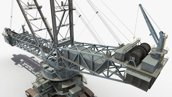 Bagger 293 Bucket Wheel Excavator 3D model - TurboSquid 1780510