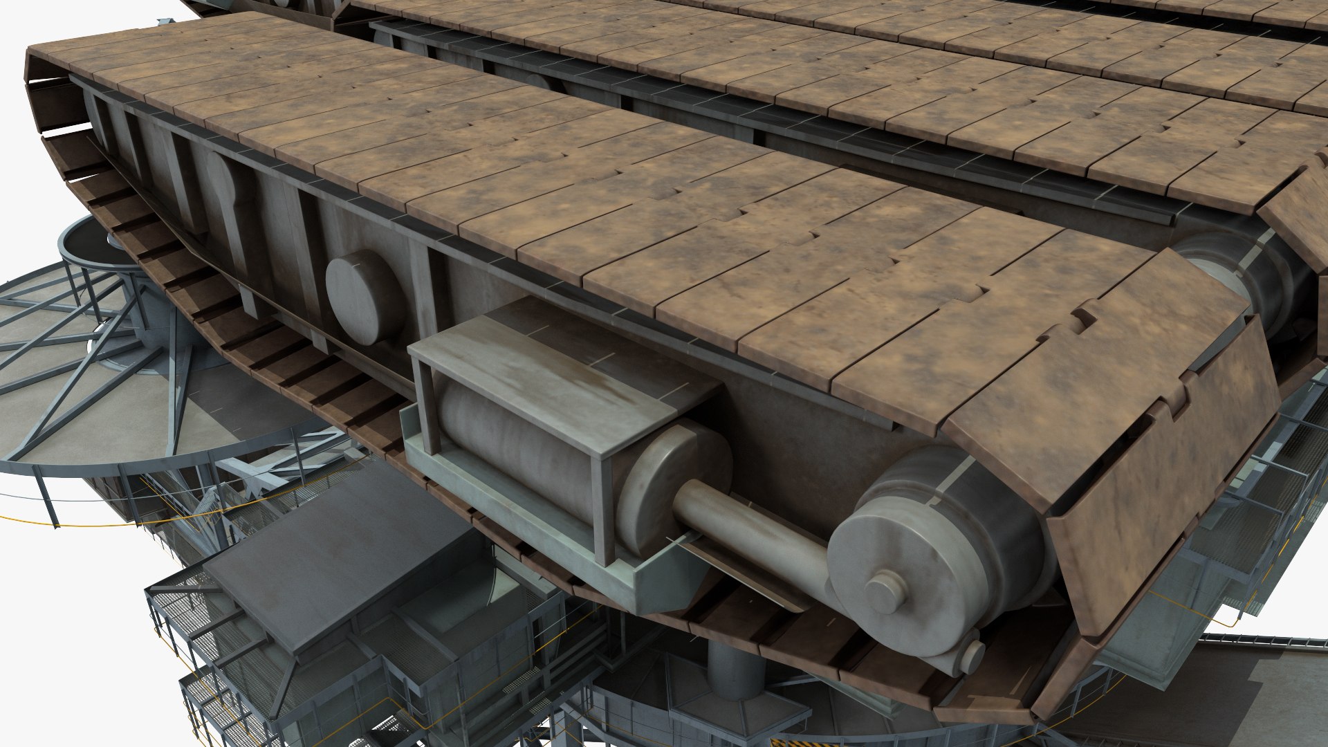 Bagger 293 Bucket Wheel Excavator 3D model - TurboSquid 1780510