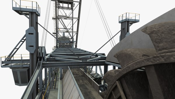 Bagger 293 Bucket Wheel Excavator 3D model - TurboSquid 1780510