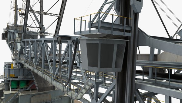 Bagger 293 버킷 휠 굴삭기 3D 모델 - TurboSquid 1780510