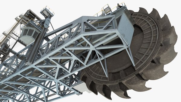 Bagger 293 Bucket Wheel Excavator 3D model - TurboSquid 1780510