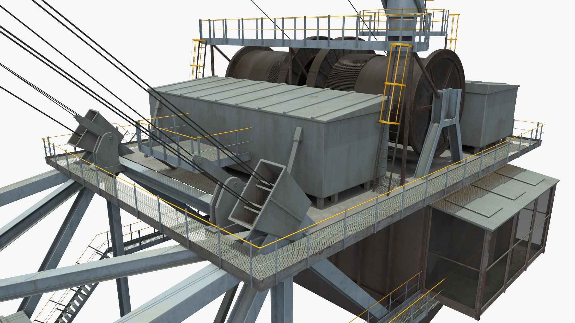 Bagger 293 Bucket Wheel Excavator 3D model - TurboSquid 1780510