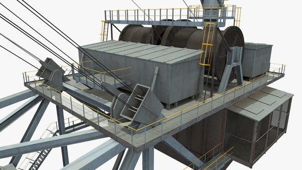 Bagger 293 Bucket Wheel Excavator 3D model - TurboSquid 1780510