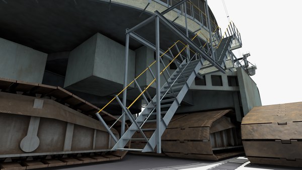 Bagger 293 버킷 휠 굴삭기 3D 모델 - TurboSquid 1780510