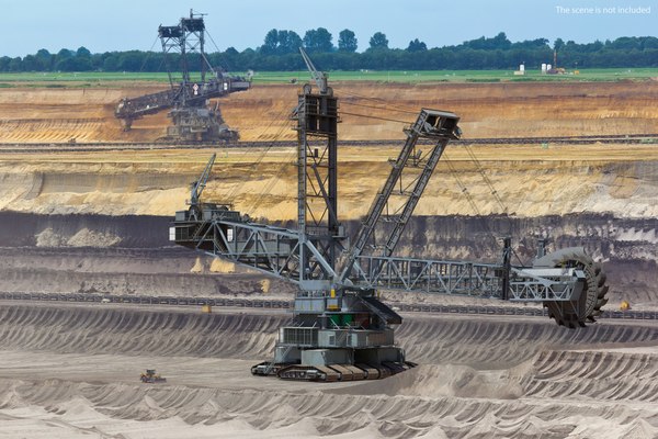 Bagger 293 Bucket Wheel Excavator 3D model - TurboSquid 1780510