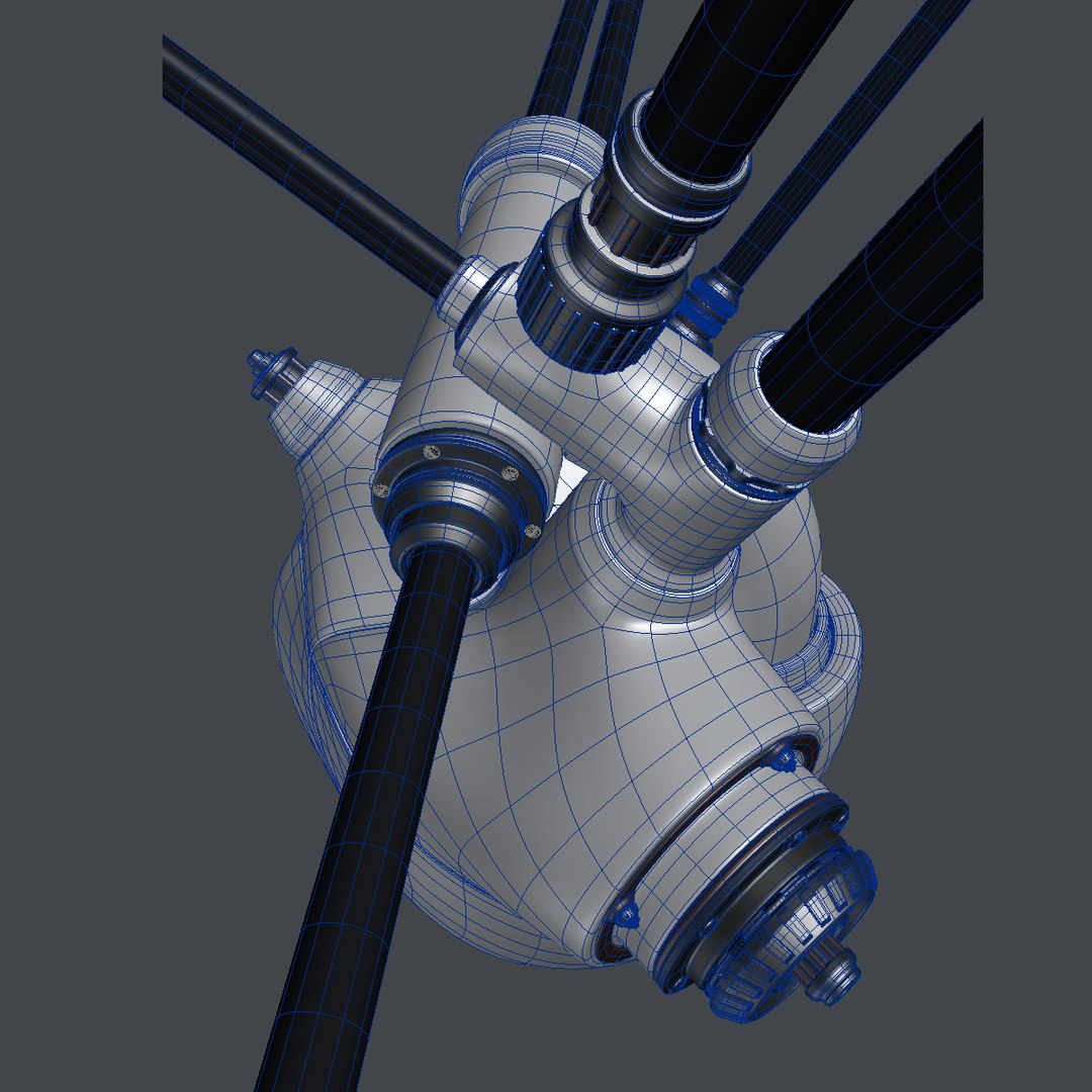 3d Model Mechanical Heart