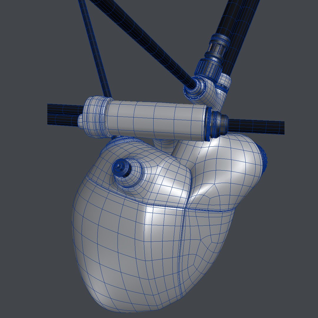 3d Model Mechanical Heart
