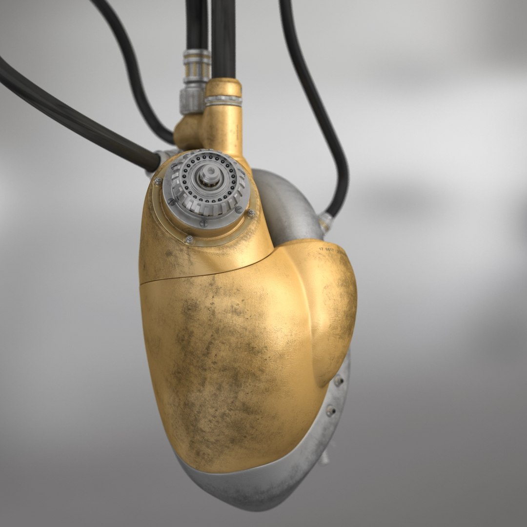 3d Model Mechanical Heart