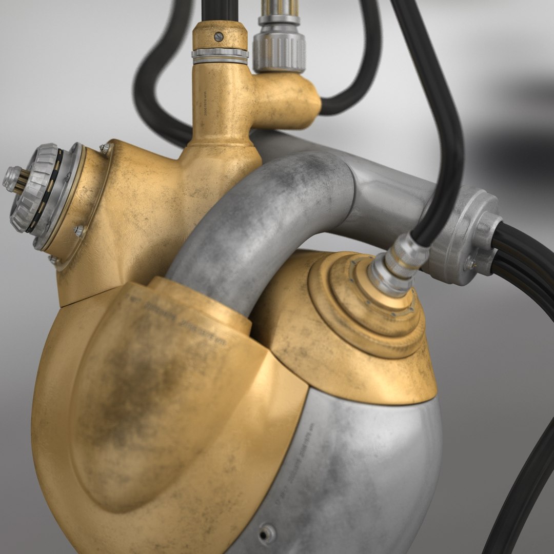 3d Model Mechanical Heart