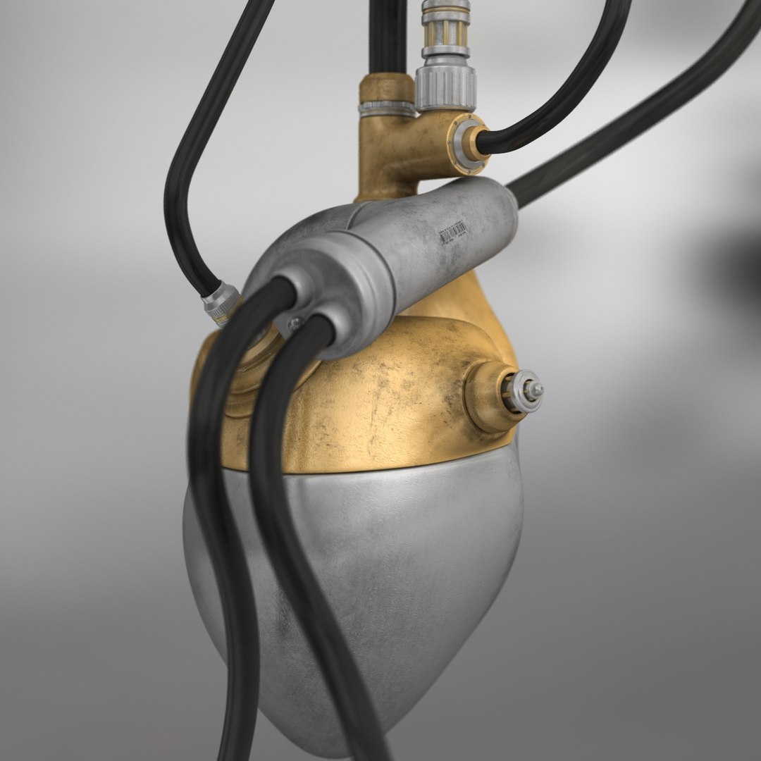 3d Model Mechanical Heart