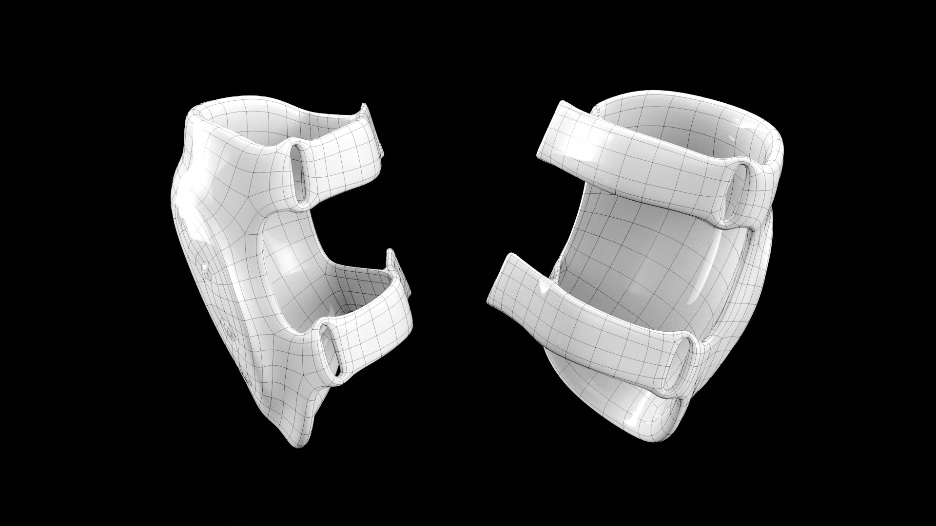 Scanned Military Elbow Pads 3D Model - TurboSquid 1470356