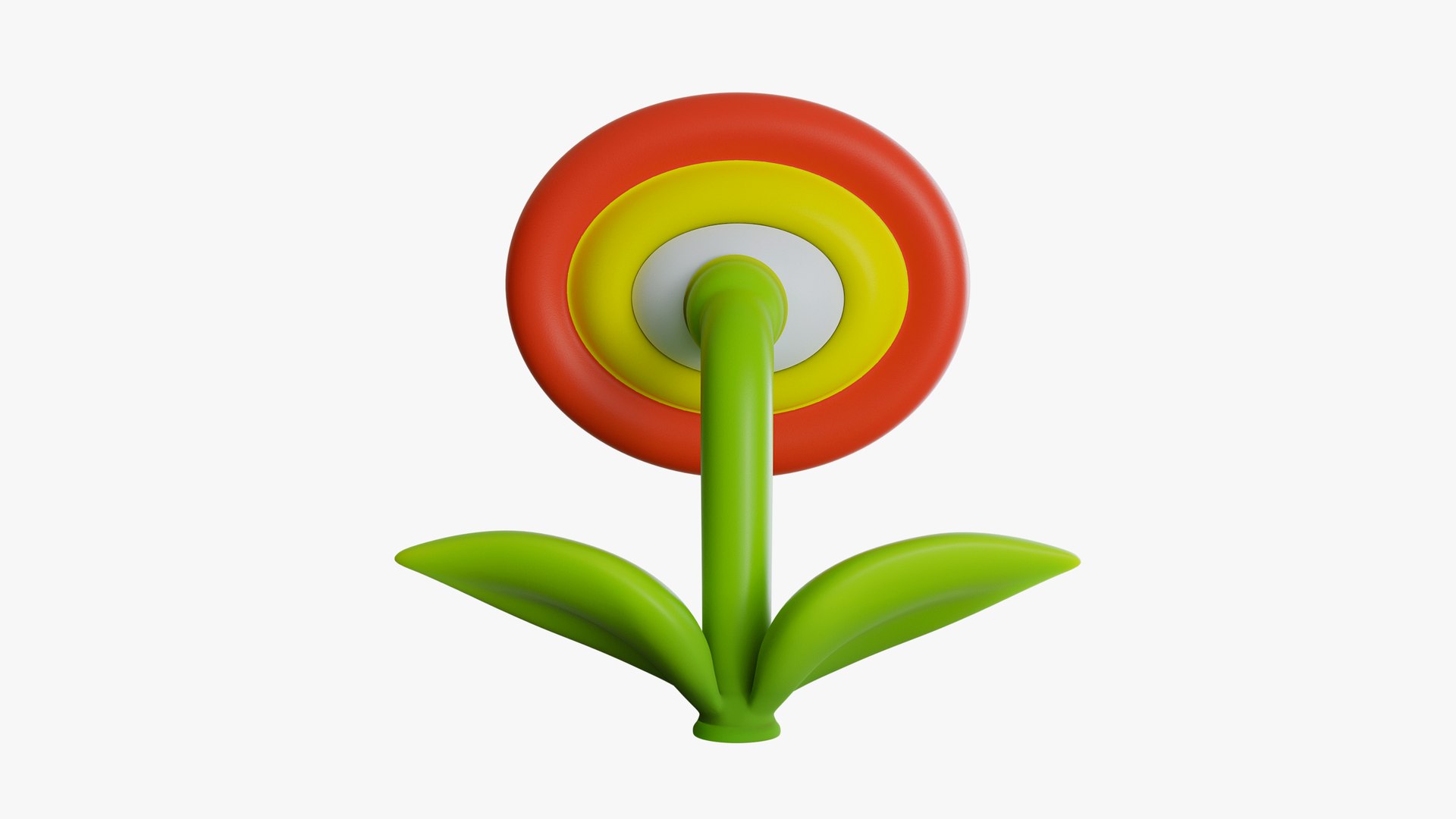 3D Flower Super Mario Assets - TurboSquid 1370333