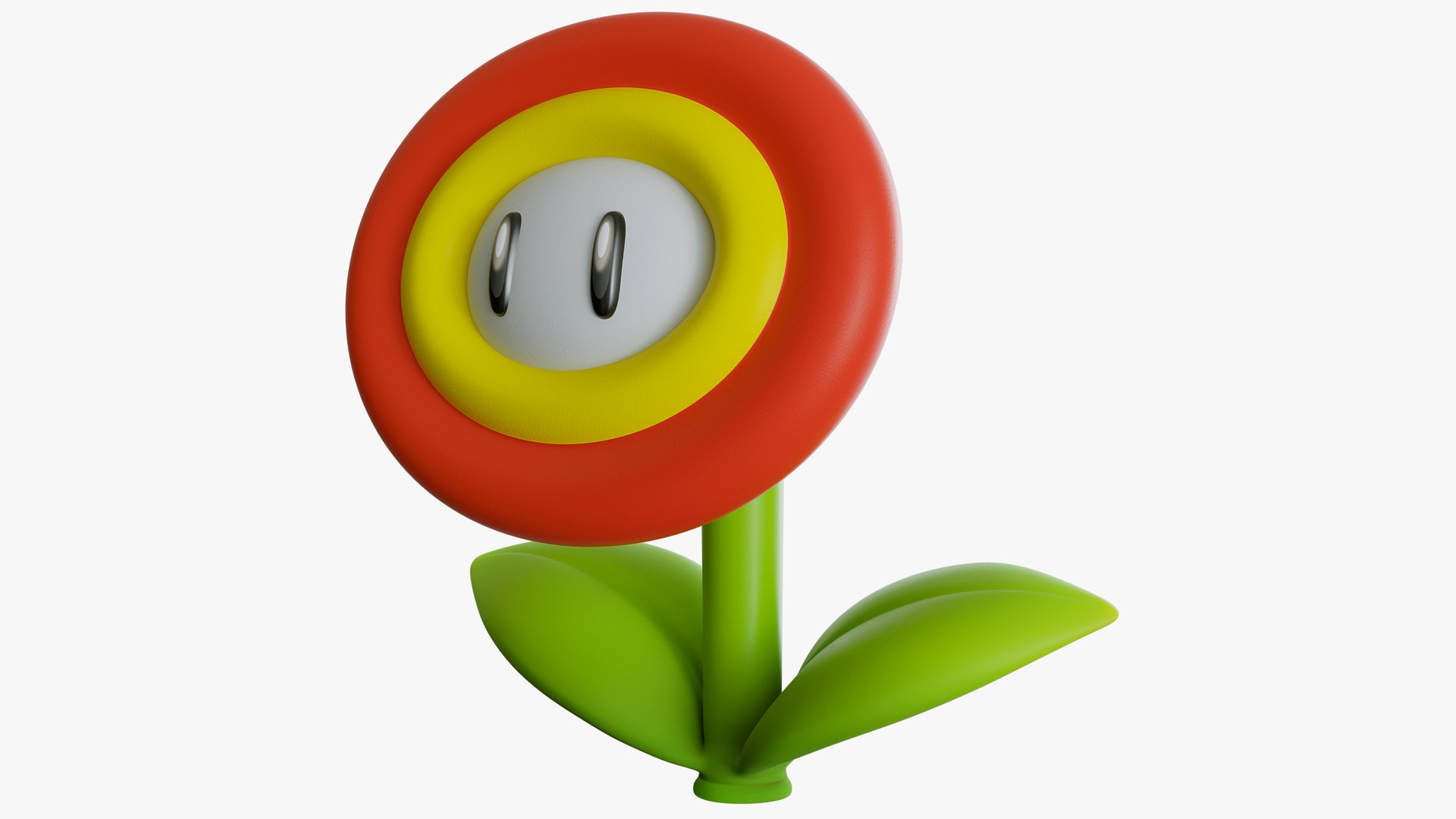 3D Flower Super Mario Assets - TurboSquid 1370333