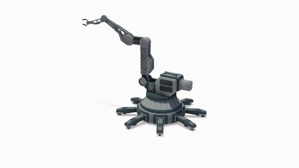 無料Crane Sci-Fi Robot low-poly 3d model3Dモデル - TurboSquid 2099166