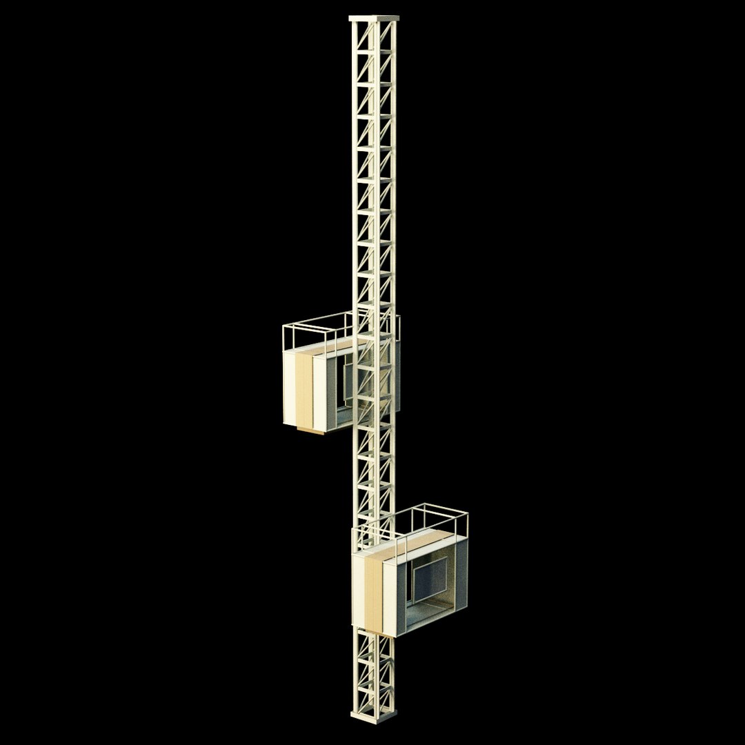 Elevator Construction 3D Model - TurboSquid 1393588