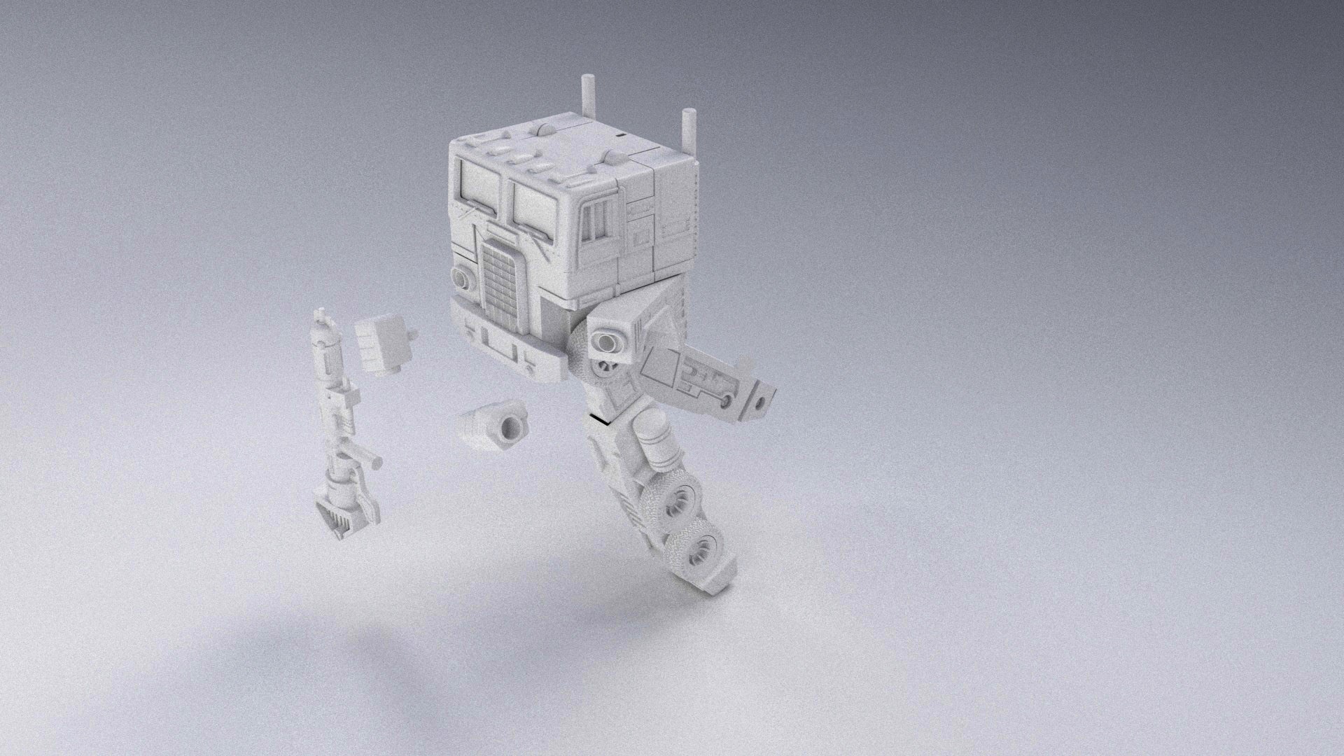 Optimus Prime Toy G1 3D Model - TurboSquid 2089305