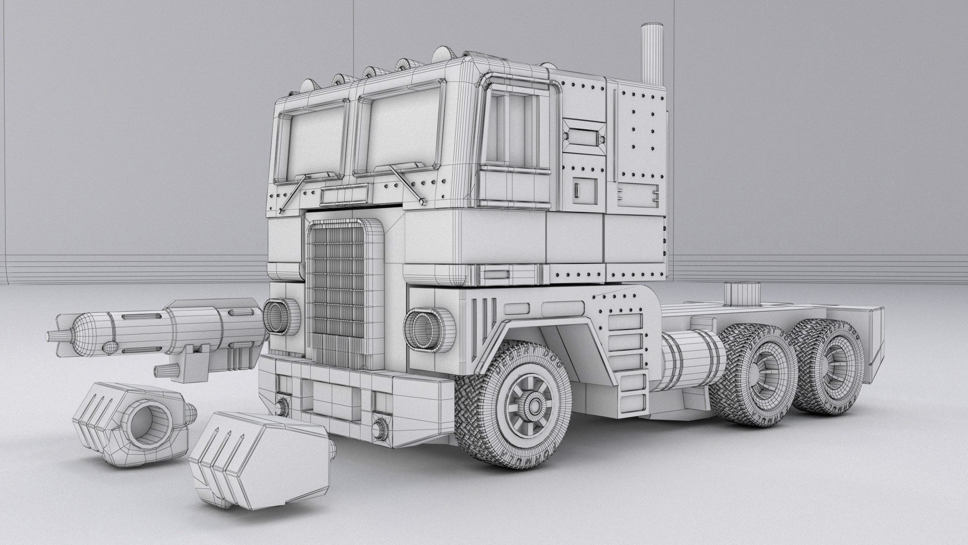 Optimus Prime Toy G1 3D Model - TurboSquid 2089305