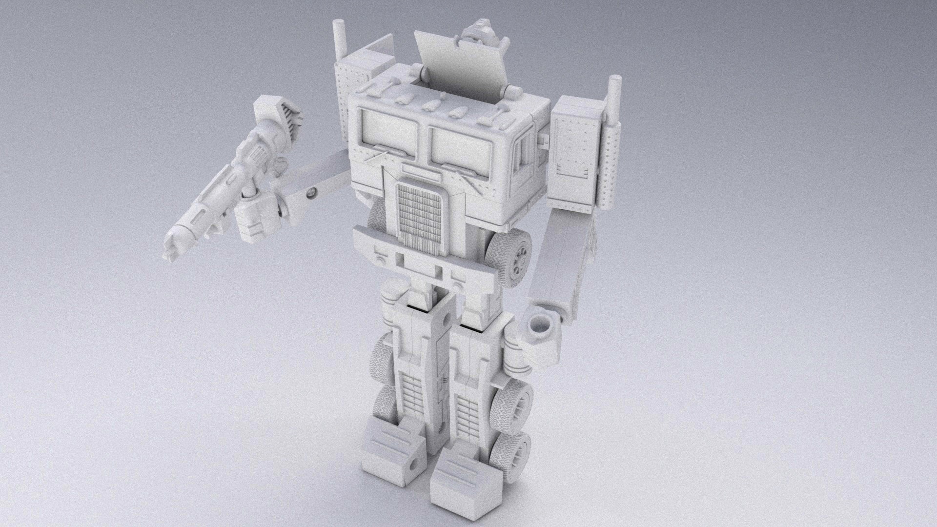 Optimus Prime Toy G1 3D Model - TurboSquid 2089305