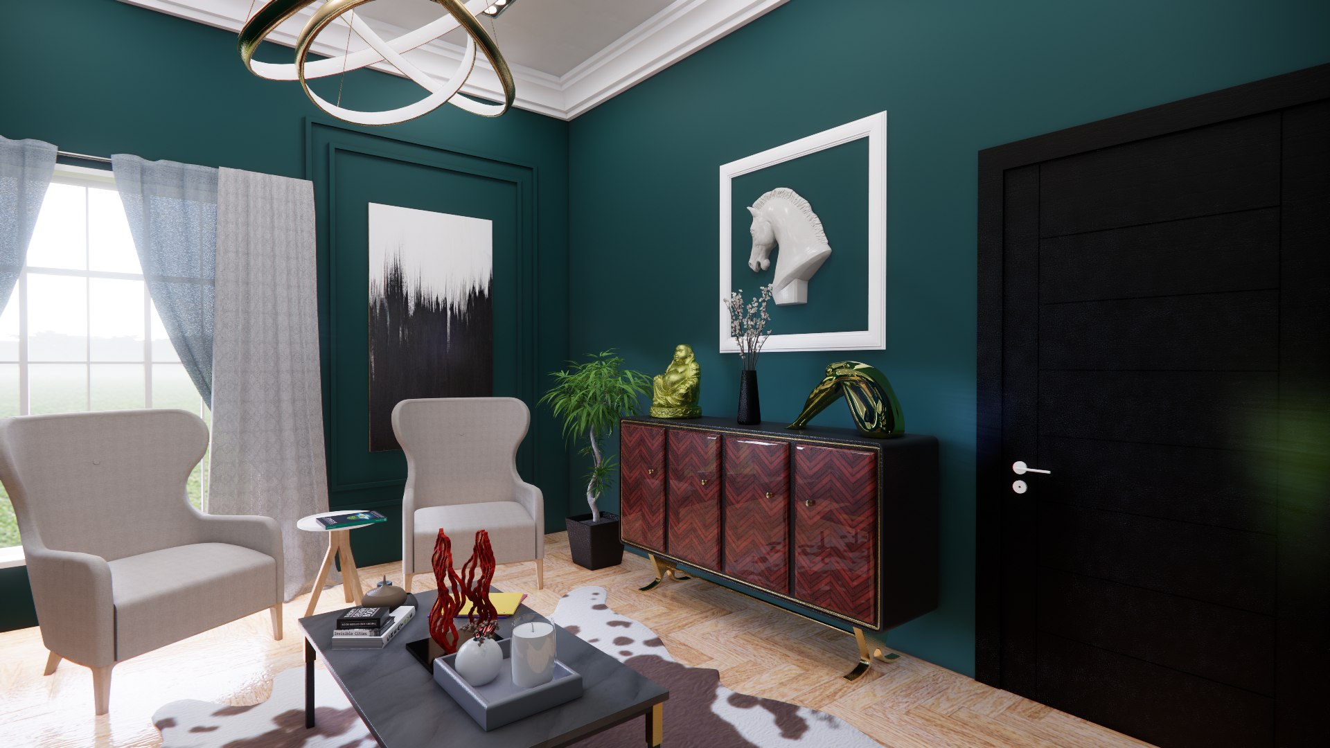 Home Library 3D Model - TurboSquid 2358098