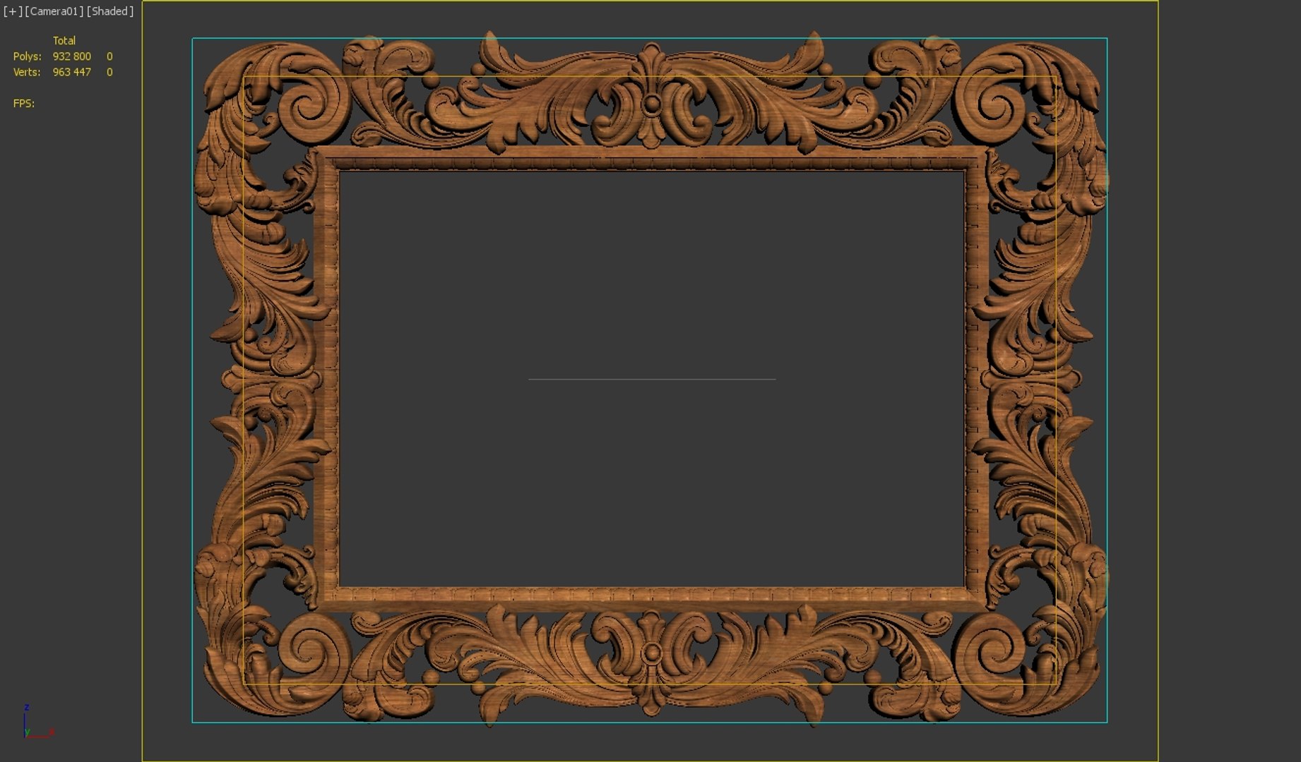 Picture Frame 3d Max