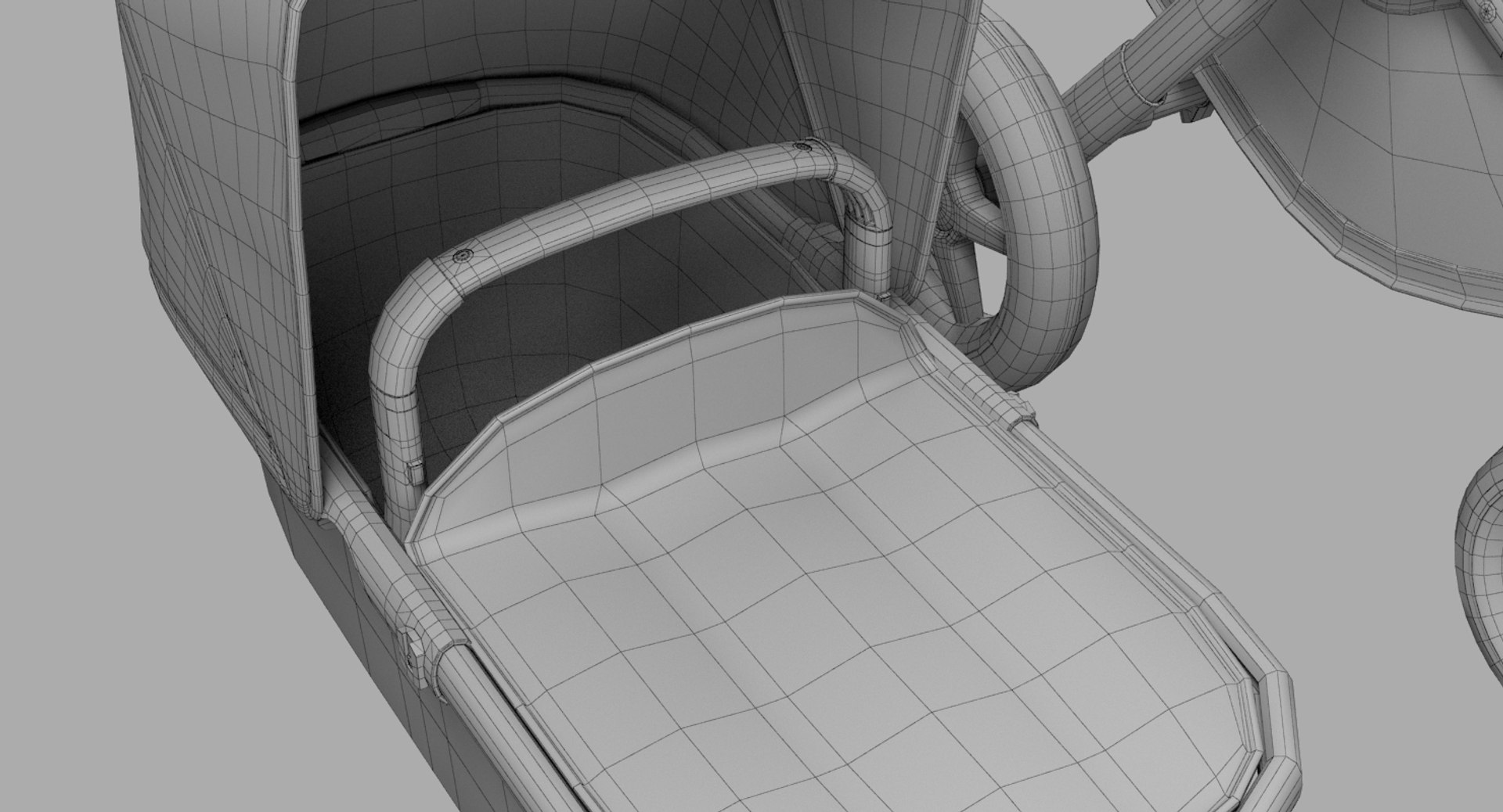 Bugaboo fox bassinet 3D model - TurboSquid 1397965