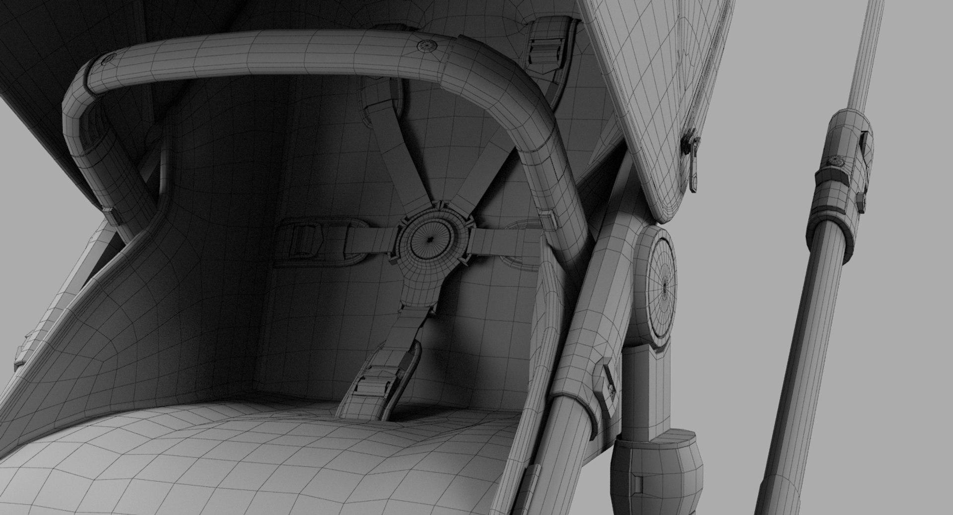 Bugaboo fox bassinet 3D model - TurboSquid 1397965