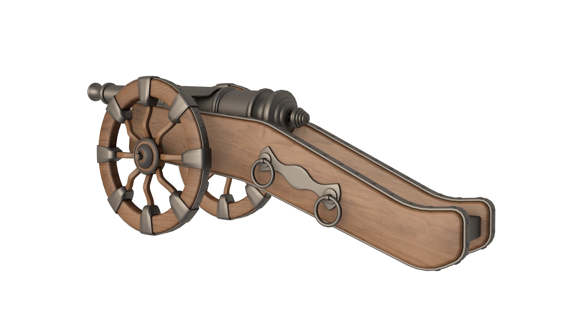 3D Cannon Model - TurboSquid 2014742
