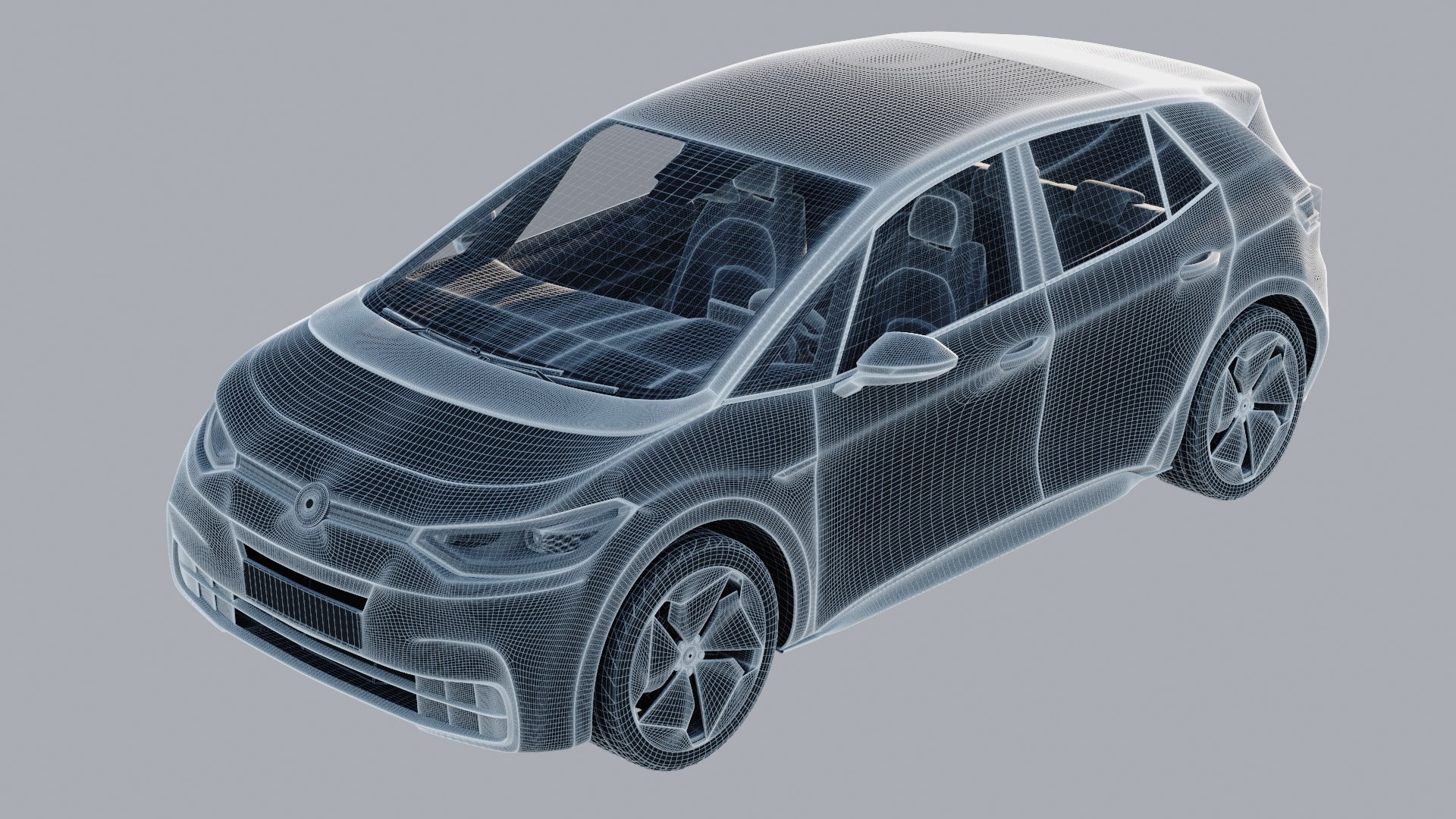 Volkswagen Id3 3 3D Model - TurboSquid 1592060