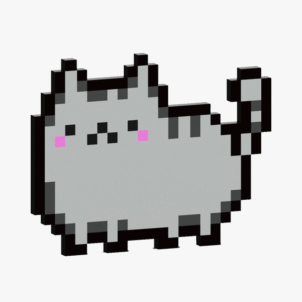 Pixel Cat Symbol3Dモデル - TurboSquid 1885160