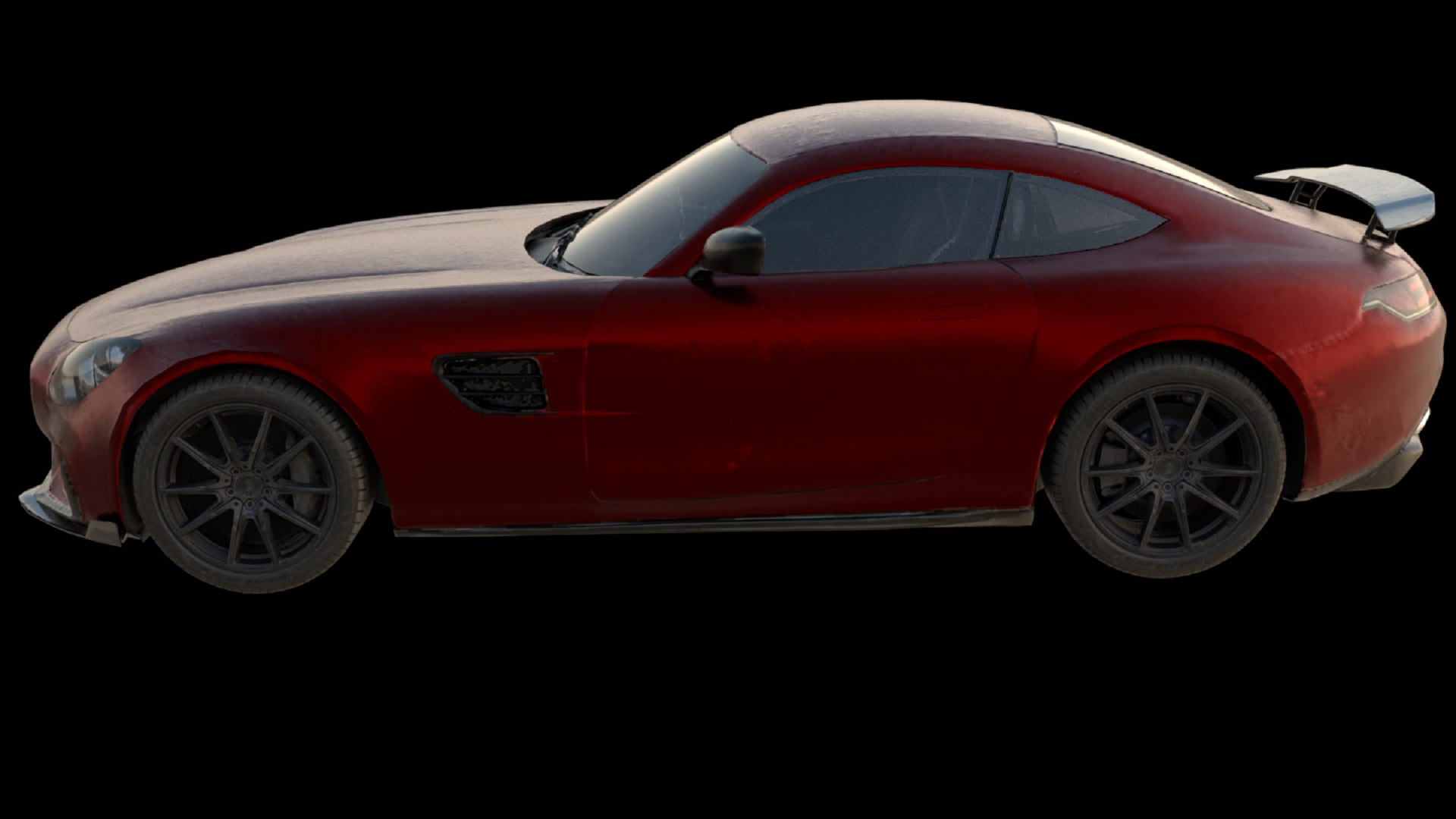 Mercedes Benz AMG GT R Red 3D Model High-Performance Supercar 3D Model ...