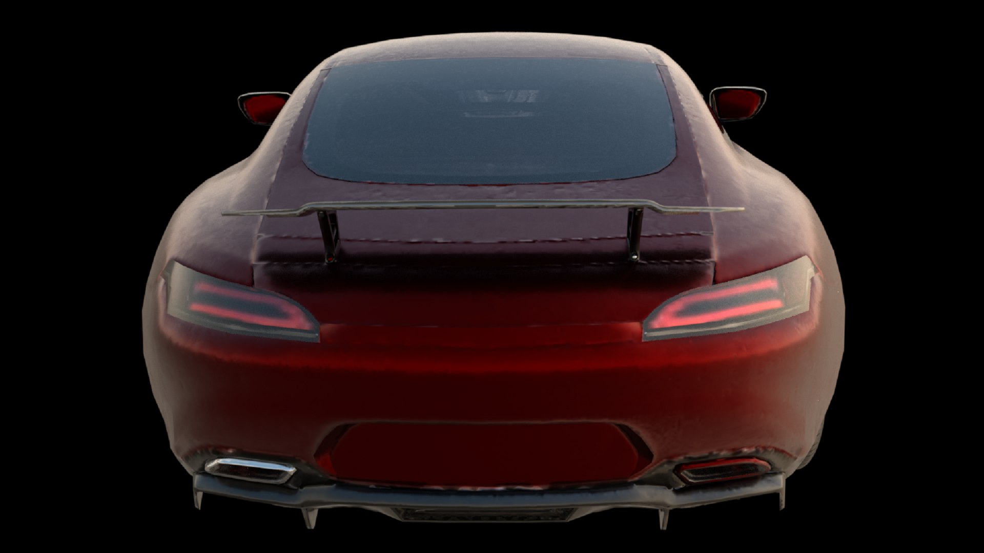 Mercedes Benz AMG GT R Red 3D Model High-Performance Supercar 3D Model ...