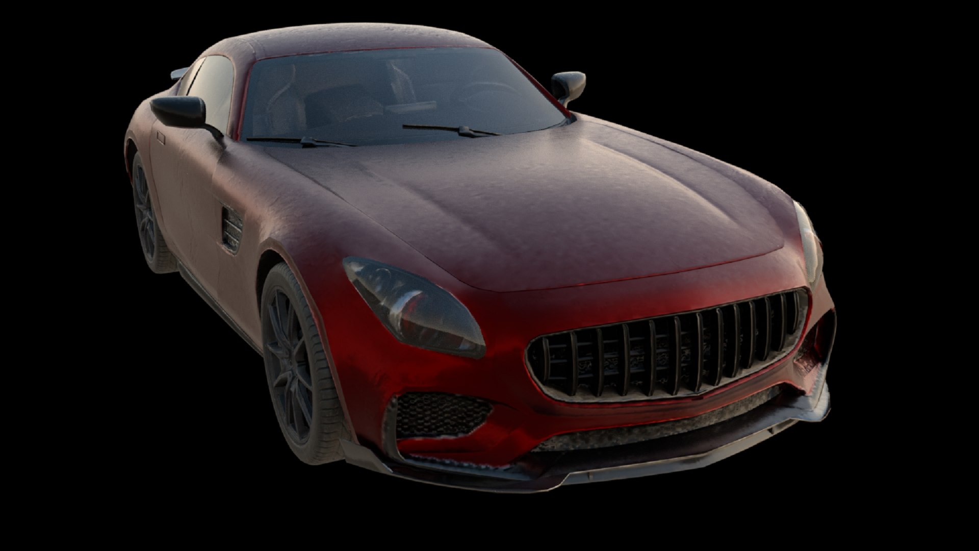 Mercedes Benz AMG GT R Red 3D Model High-Performance Supercar 3D Model ...