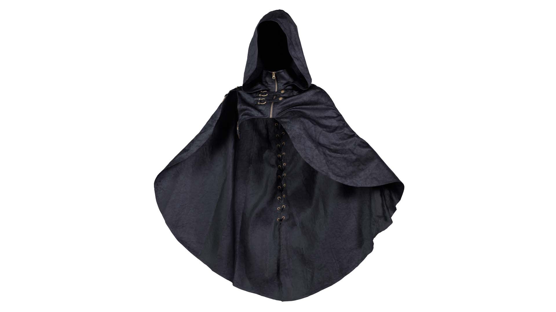 Cracked Leather Riding Cape Remastered 3D Model - TurboSquid 2361722