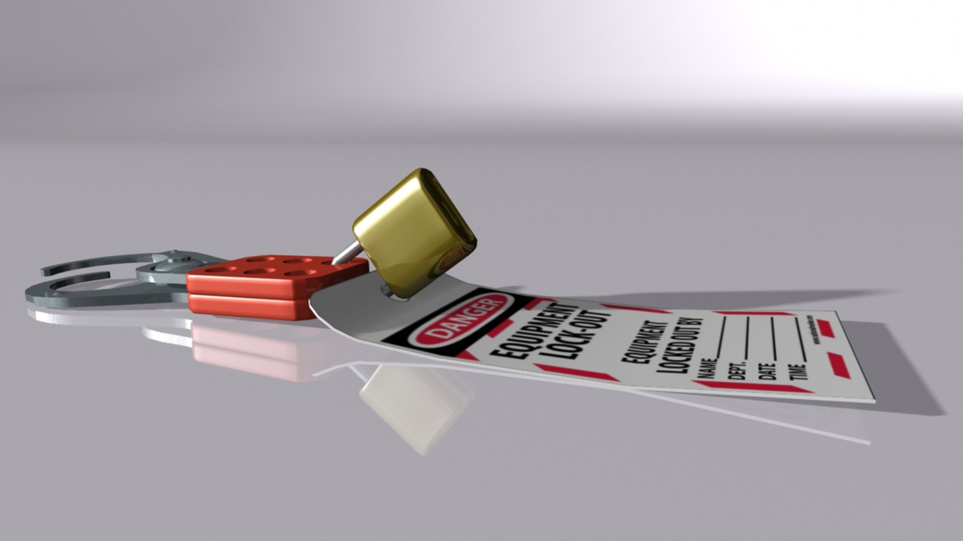Locking Tags 3D - TurboSquid 1204633