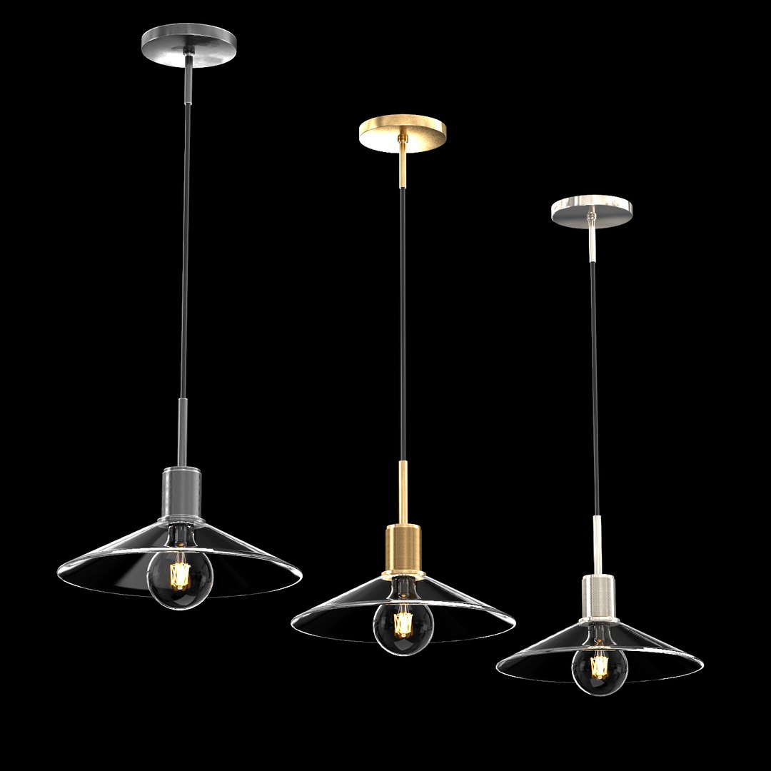 Utilitaire Slope Glass Shade 3D Model - TurboSquid 1426134