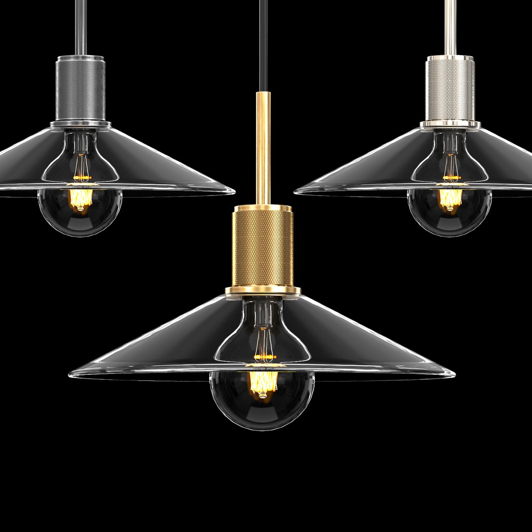 Utilitaire Slope Glass Shade 3D Model - TurboSquid 1426134