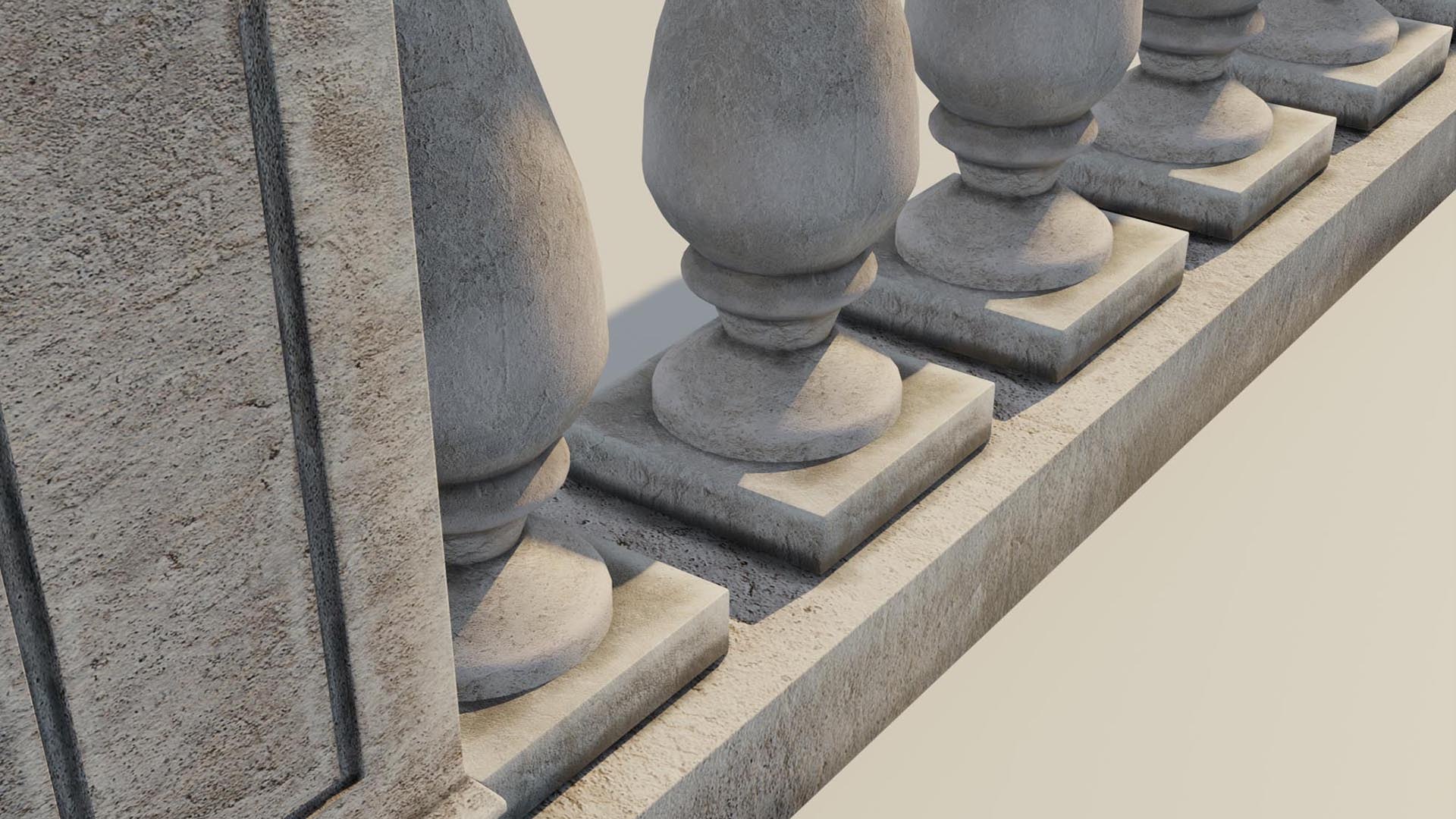 RomanGreek Balcony 3D - TurboSquid 1998367