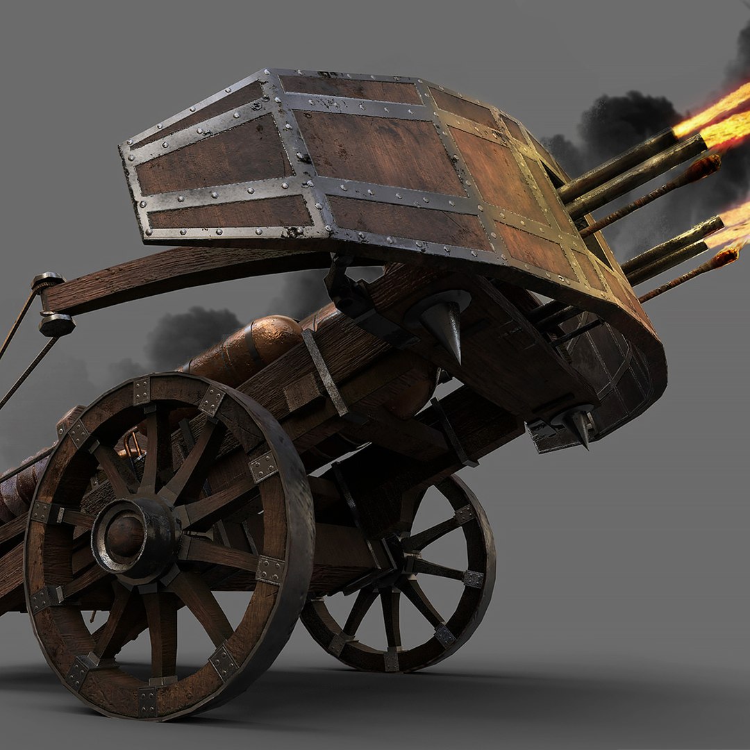 3D Medieval Flamethrower Ballista - TurboSquid 1526066