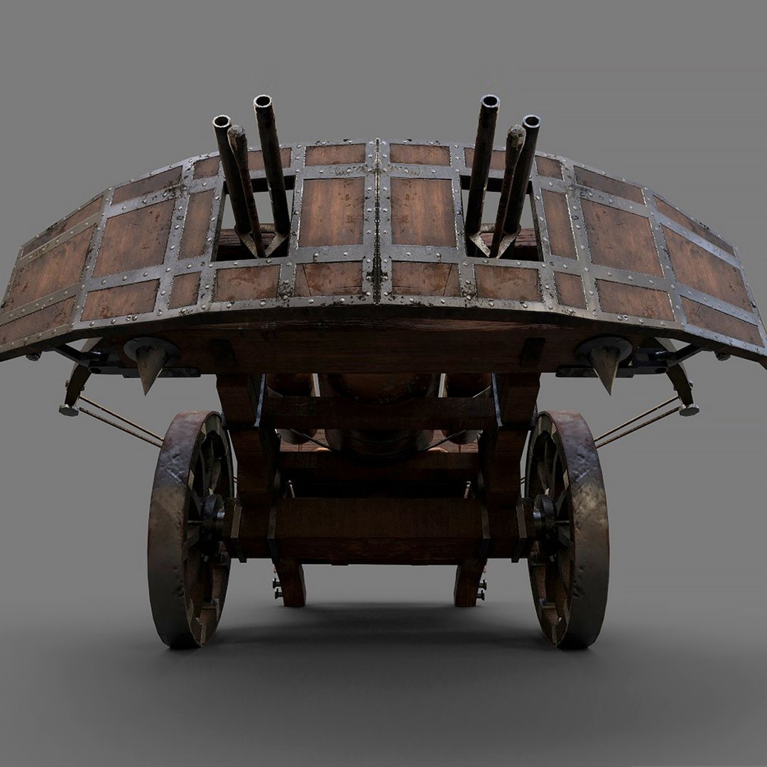 3D Medieval Flamethrower Ballista - TurboSquid 1526066