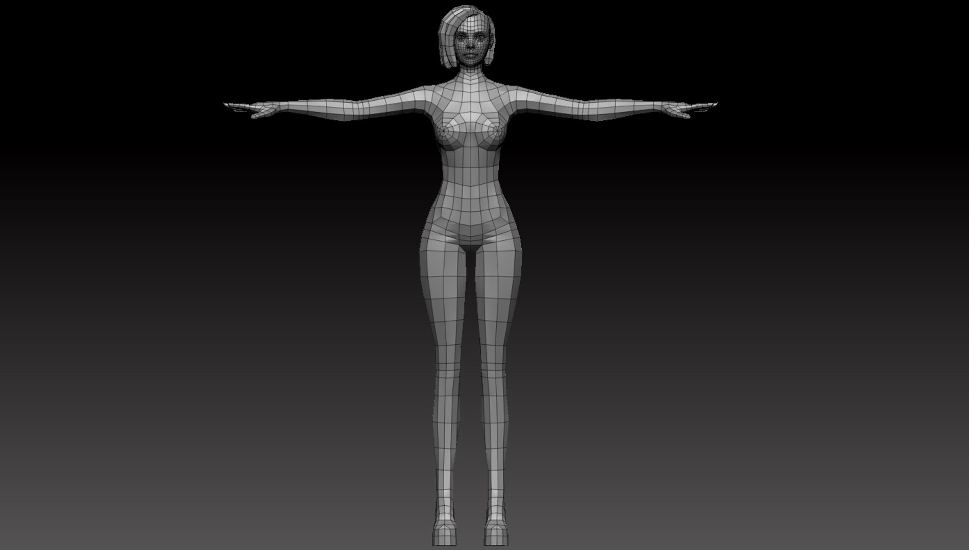 3D Woman Female Character Model - TurboSquid 1508340
