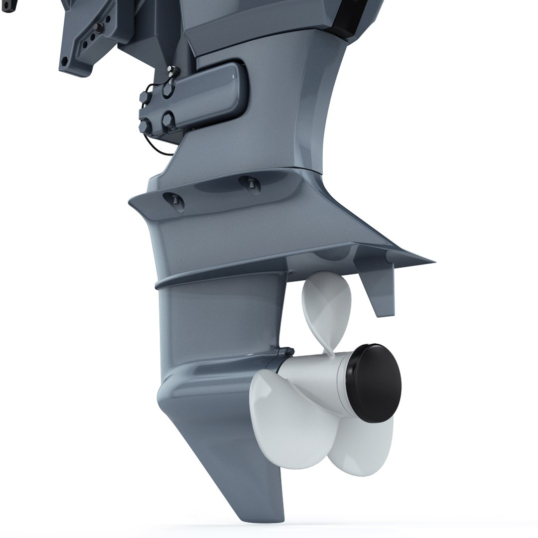 3ds Max Yamaha F15 Portable Outboard Engine