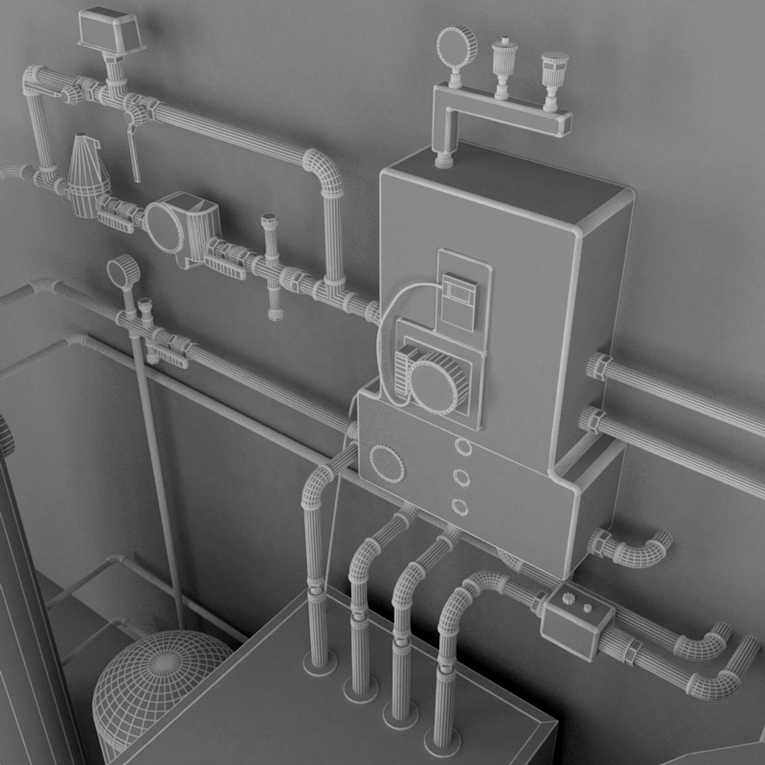 3d heating systems 2 model