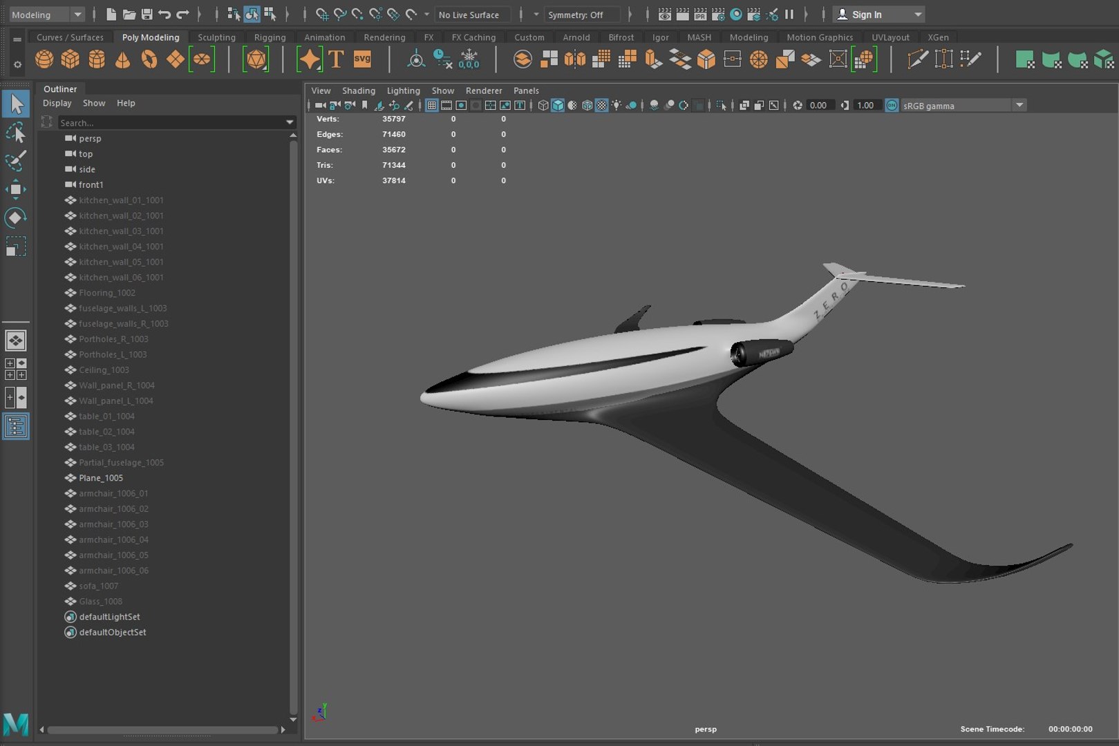 Private Jet 3D Model - TurboSquid 2193979