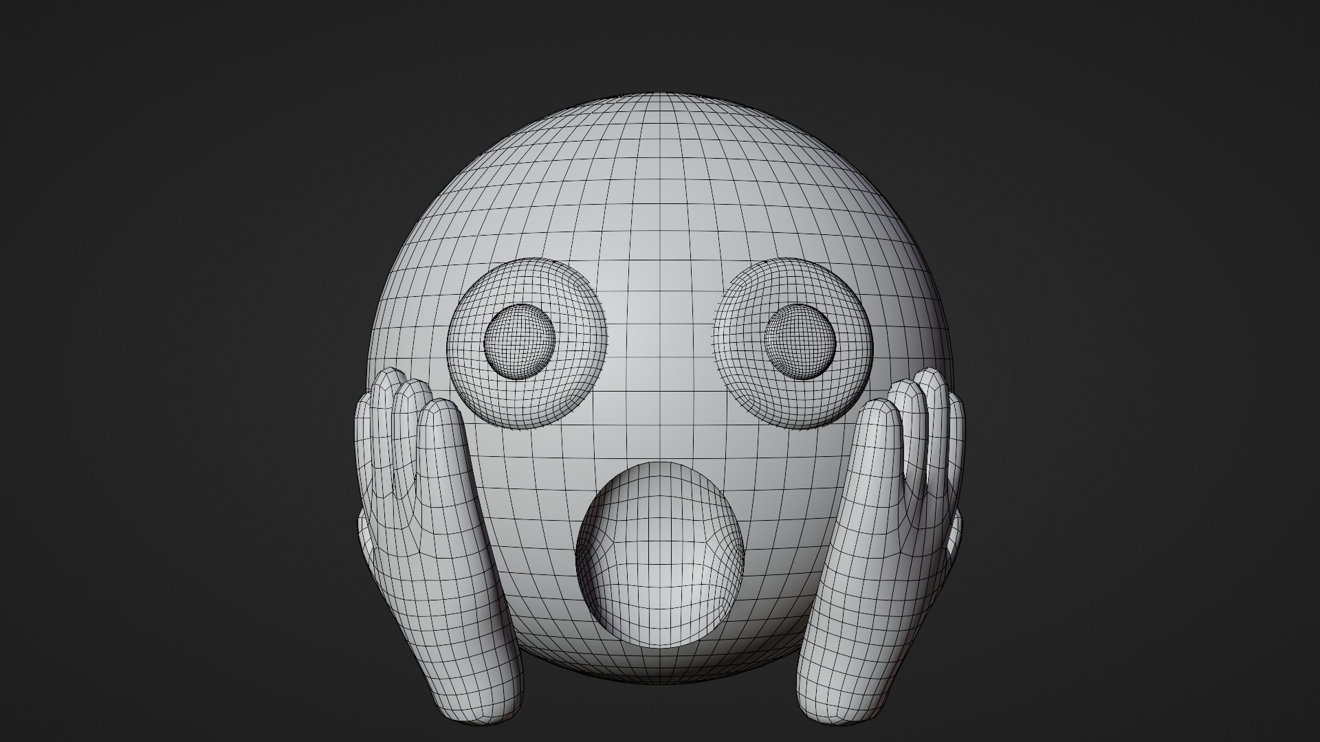 Screaming In Fear Face Emoticon Emoji Or Smiley 3D - TurboSquid 2211846
