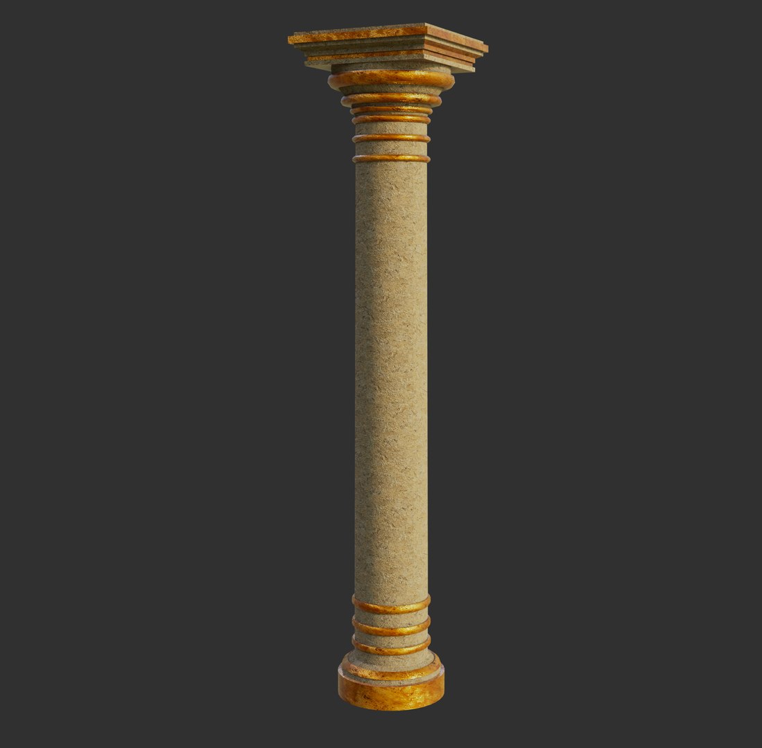 Free Fantasy Ancient Pillar 3D Model - TurboSquid 2260979