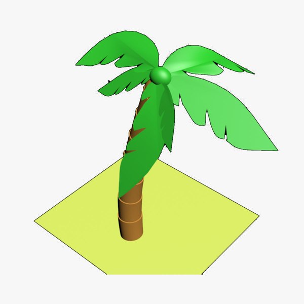 3D модель Coconut Tree - TurboSquid 2005398
