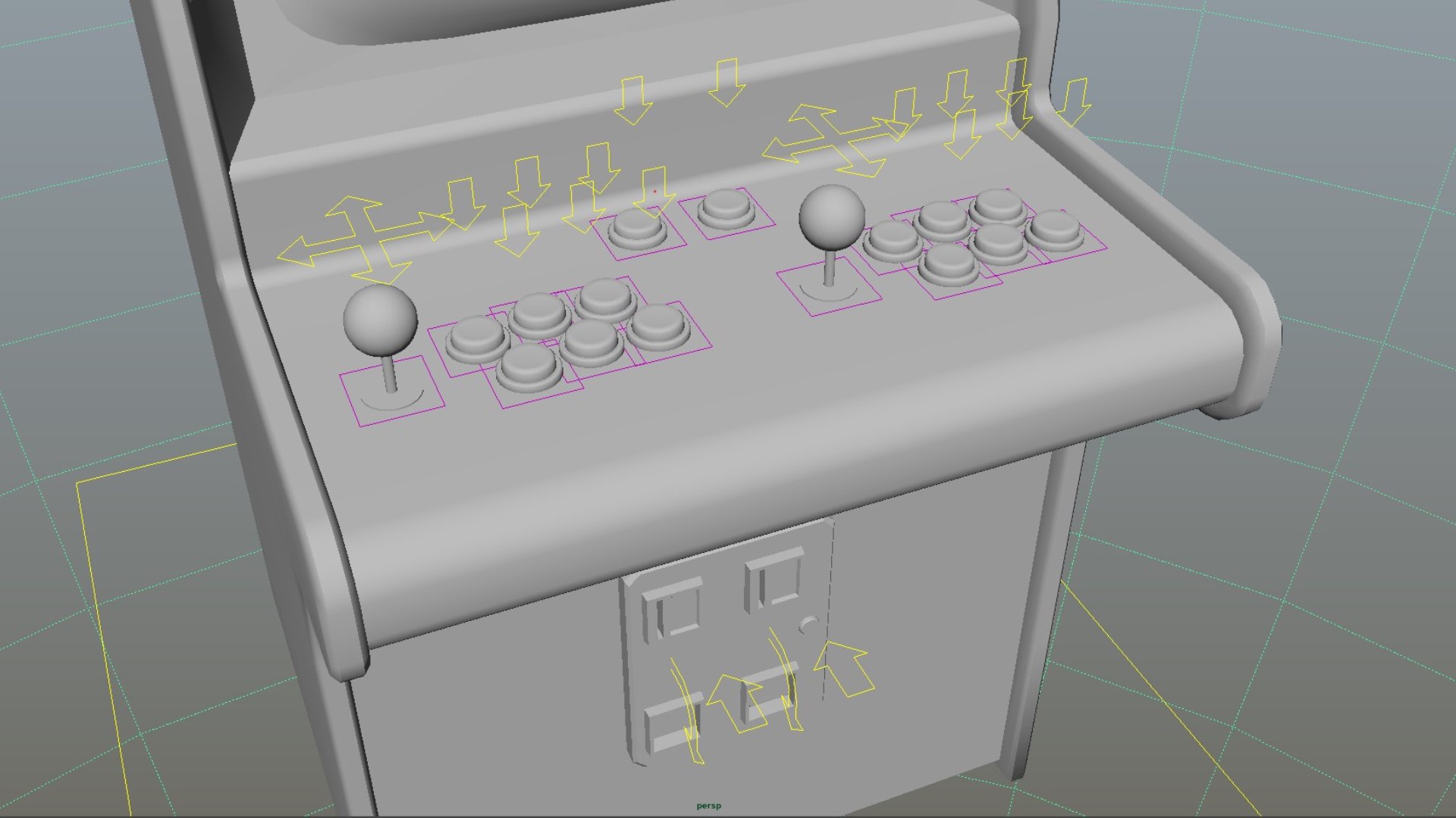 3D Arcade Cabinet Model - TurboSquid 1991369